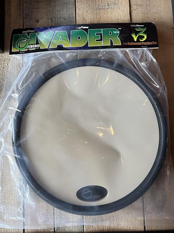 Offworld Percussion Invader V3 - Black w/natural rubber top | Reverb