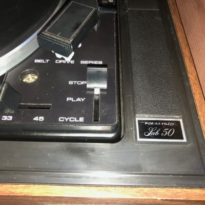 Realistic Lab 50 Turntable - Vintage - Record Player Wood | Reverb