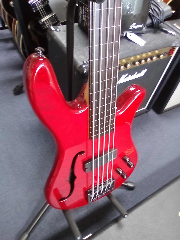 Spector 5 string fretless f hole bass | Reverb