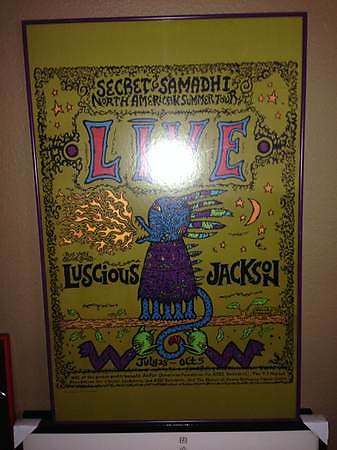 1997 LIVE & Luscious Jackson Secret Samadhi Tour Poster | Reverb