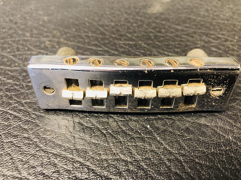 Vintage 1960s Gibson Les Paul L6-S SG Harmonica Bridge | Reverb