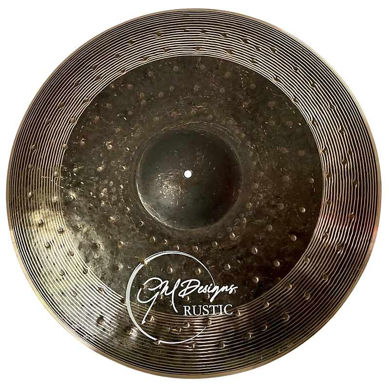 21.5" GM Designs Rustic Ride Cymbal - Dark and Earthy Beauty | Reverb