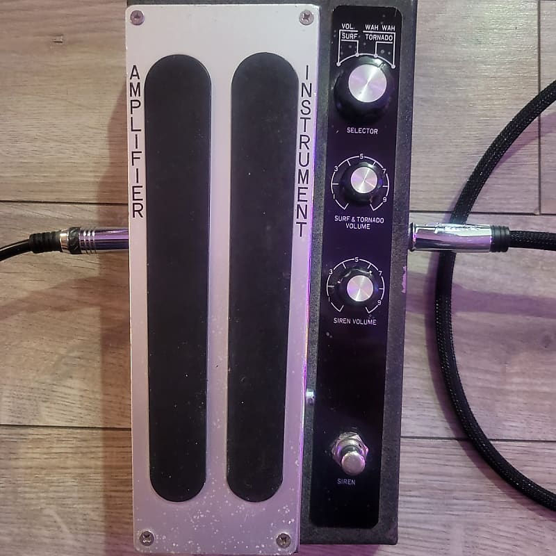 Companion Volume Wah Surf Tornado Siren Pedal Rare Large | Reverb