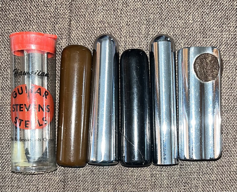 6 lap steel slides Stevens Tone bar steel slide | Reverb