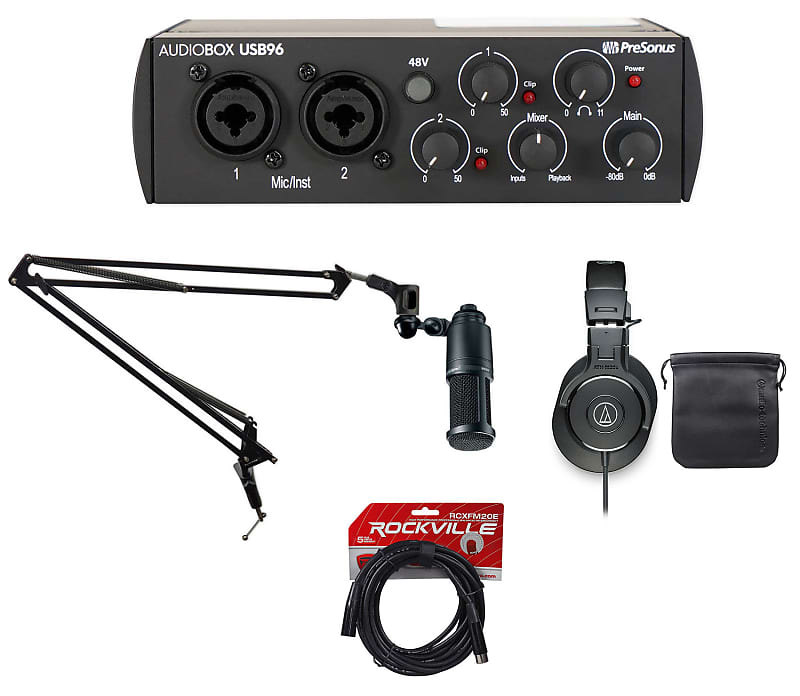 Audiobox+Audio Technica Podcast | Reverb