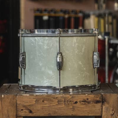 Ludwig&Ludwig Rack Tom in White Marine Pearl - 9x13 1930s | Reverb