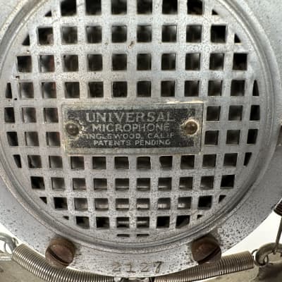 1930s Universal Microphone Carbon Microphone Double-Buttoned | Reverb