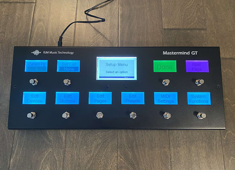 RJM Mastermind GT/10 MIDI Foot Controller | Reverb