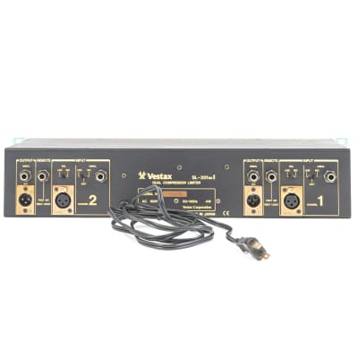 1980s Vestax SL-201 MKII Stereo Compressor Rackmount | Reverb