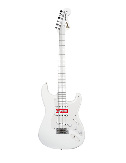Supreme x Fender Stratocaster 2017 Artic White | Reverb