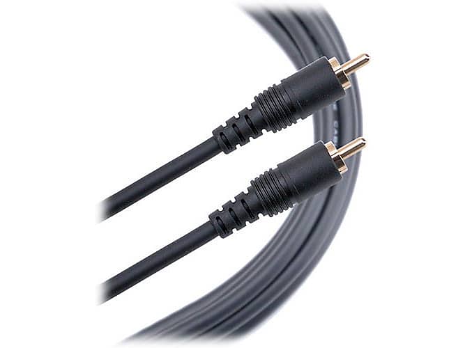 New Mogami Pure Patch RR-01 RCA-RCA Plug Audio & Video 1-foot | Reverb