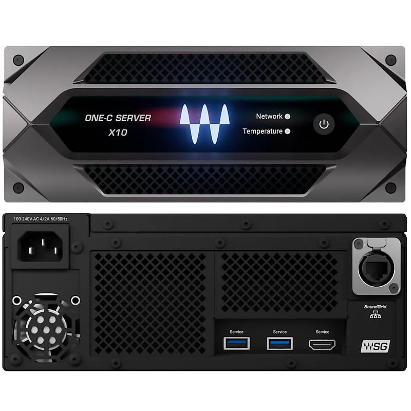 Waves One-C X 10 SoundGrid Server Half Rack - DSP Interface | Reverb