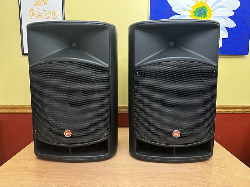 PAIR of 15” 600W Harbinger Powered Speakers VâRi Series V2115 | Reverb
