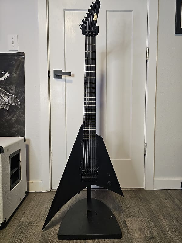 ESP Custom Shop Mark Heylmun Rhoads Flying V 7 String | Reverb