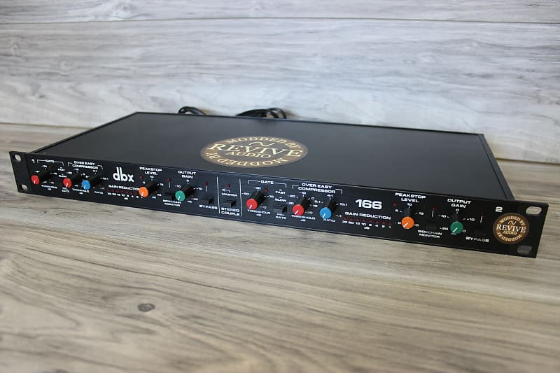 Revive Audio Modified: Dbx 166 Dual Compressor, Limiter, | Reverb
