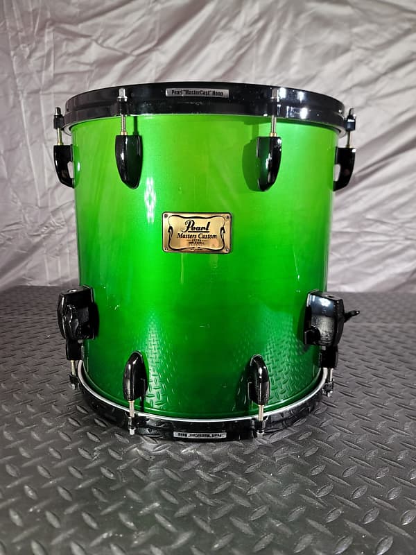 Pearl Masters Custom MRX - 14x14 Emerald Fade | Reverb