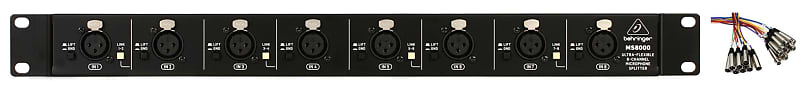 Behringer Ultralink MS8000 Microphone Splitter Bundle with | Reverb