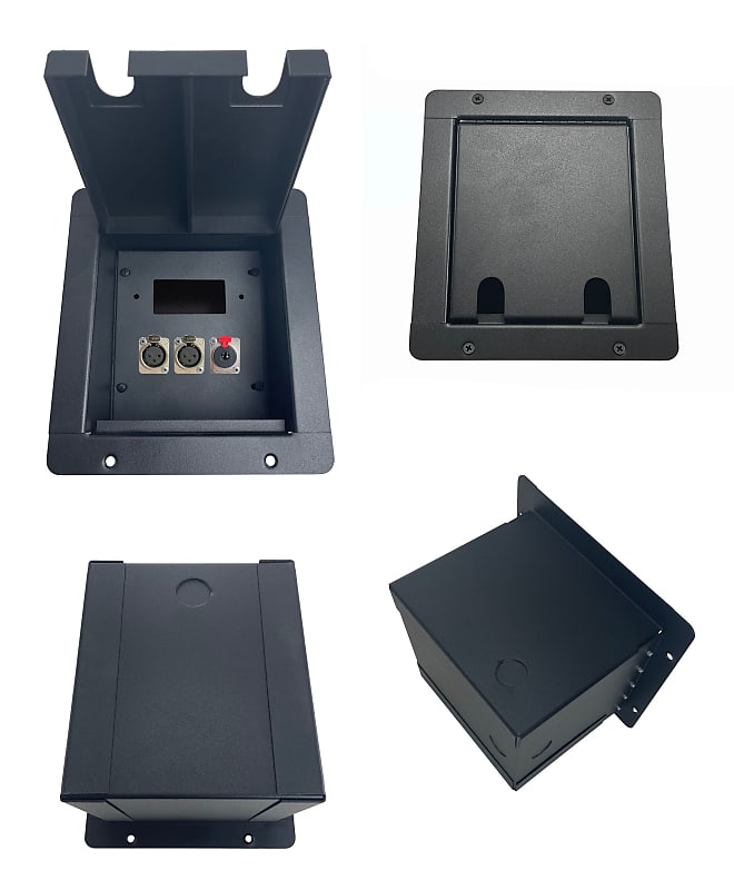 PROCRAFT FPML-1DEC3X-BK Recessed Stage Pocket / Floor Box 1 | Reverb