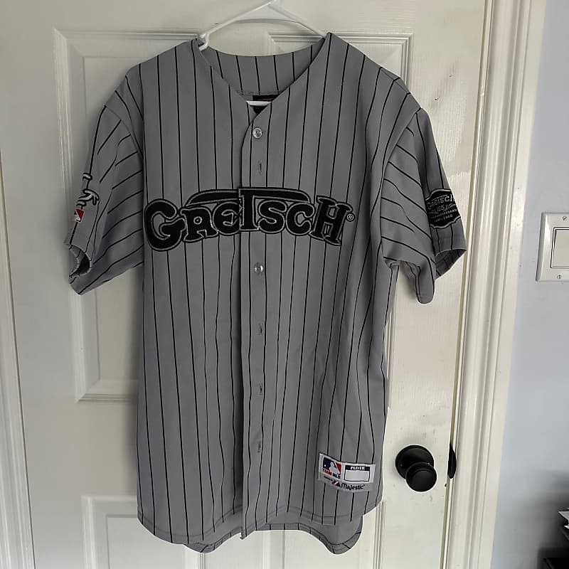 Majestic Gretsch 125th Anniversary Baseball Jersey (Grey - L) | Reverb
