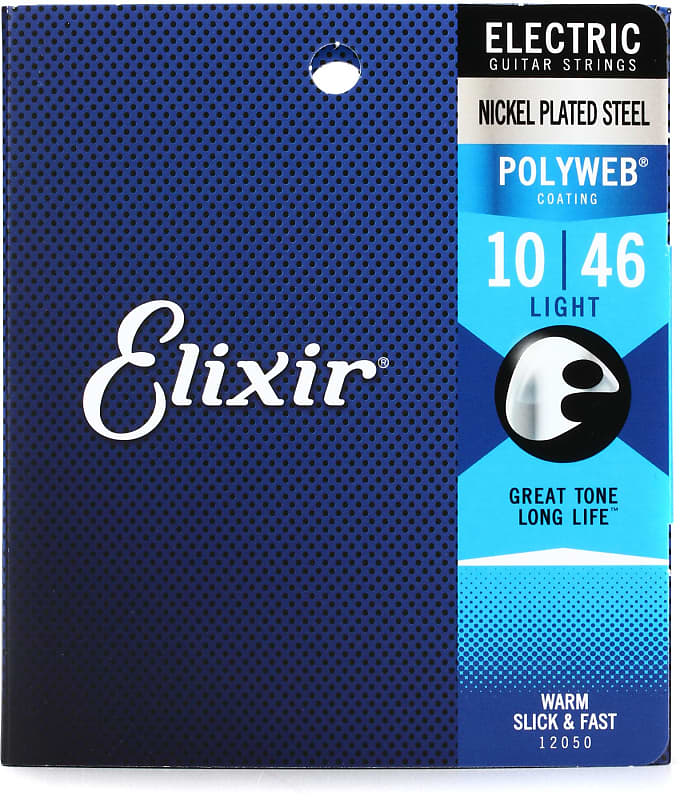 5-Pack Elixir Strings Polyweb Electric Guitar Strings Light | Reverb