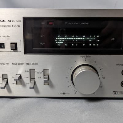 Technics RS-M11 MK2 Stereo Cassette Deck - 1980’s Silver | Reverb