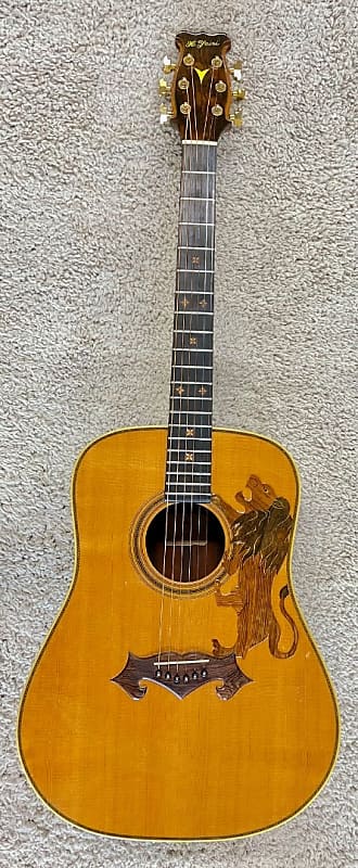 1975 K. Yairi OY80 Luteback guitar with Lion Pickguard - Very | Reverb
