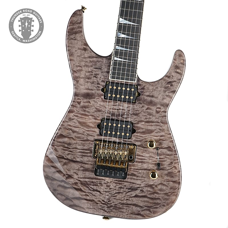 2024 Jackson Custom Shop Soloist 2H Trans Black Namm Special | Reverb