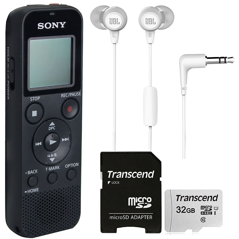 Sony ICD-PX370 Digital Voice Recorder + JBL C50HI In-Ear | Reverb