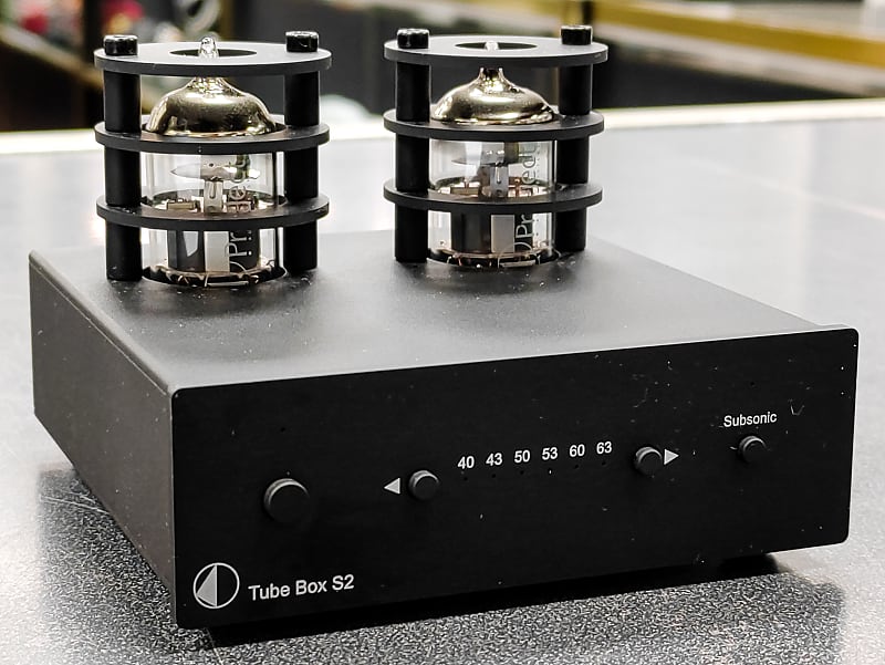Pro-Ject Tube Box S2 Tube Phono-Amplifier - Black | Reverb