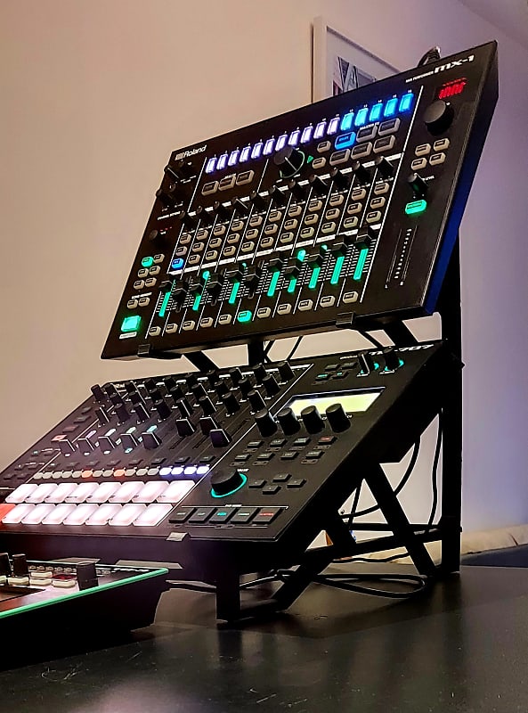 Plus Support Roland Aira Two Tier Double Stand 2024 - Black | Reverb