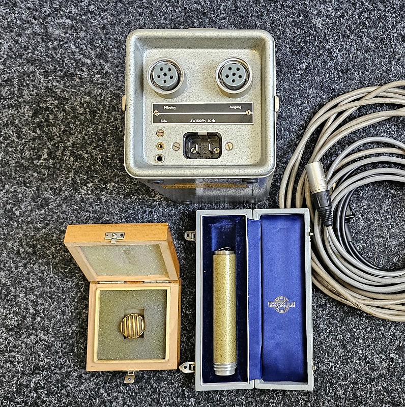 Vintage set GOLD EDITION Neumann/Gefell M582 with m58 capsule | Reverb