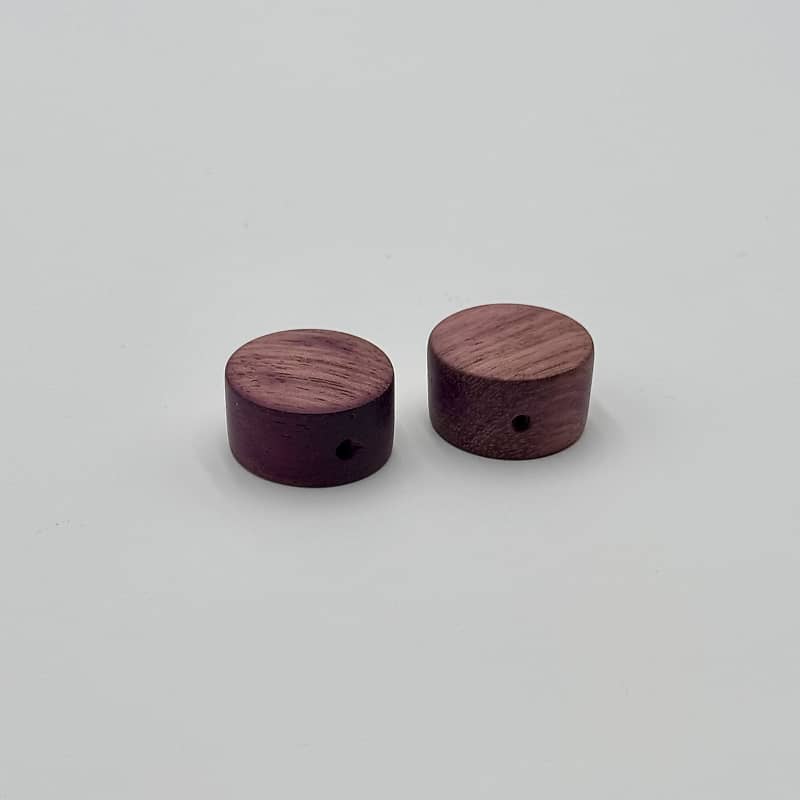 Purpleheart - Wood volume/tone knobs | Reverb