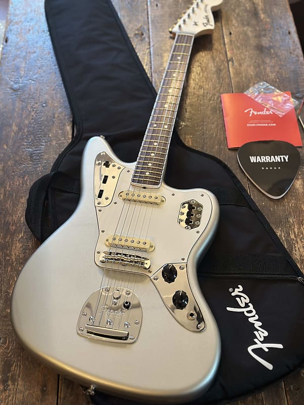 Fender Japan Limited Edition Jaguar FSR Inca Silver USA | Reverb
