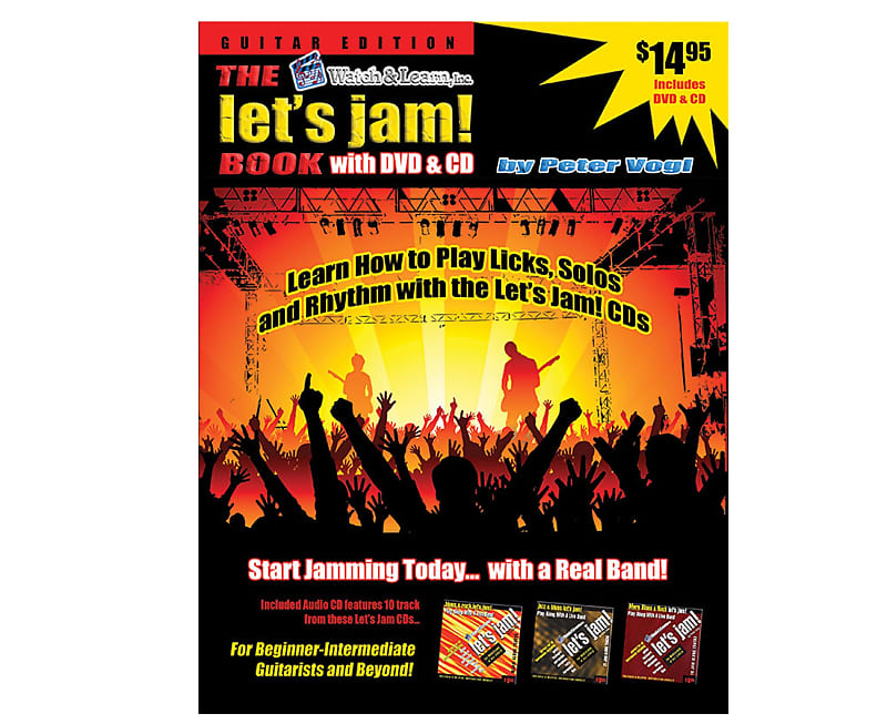 Watch and Learn Let's Jam Book, CD and DVD | Reverb UK