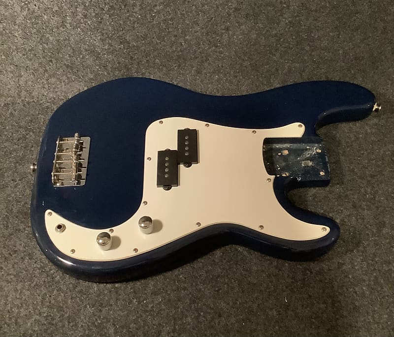 Squier Affinity P Bass Body 2003 LOADED | Reverb