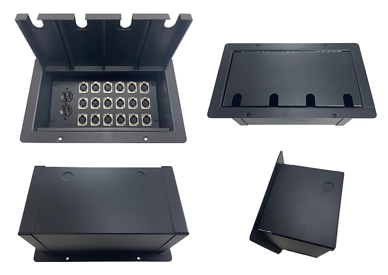 PROCRAFT JUMBO 4-HOLE LID RECESSED Stage Pocket/Floor Box w/ | Reverb