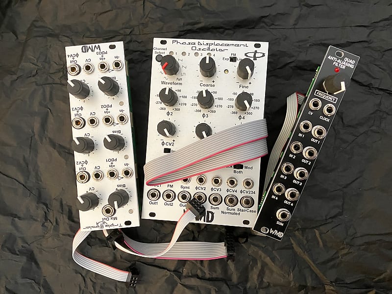 WMD Phase Displacement Oscillator MKII /Triple Bipolar VCA / | Reverb