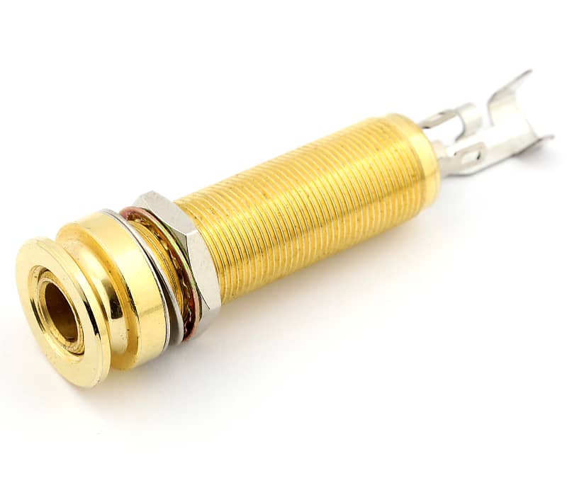 Artec GOLD Acoustic Guitar Endpin End Pin Output Jack, Strap | Reverb