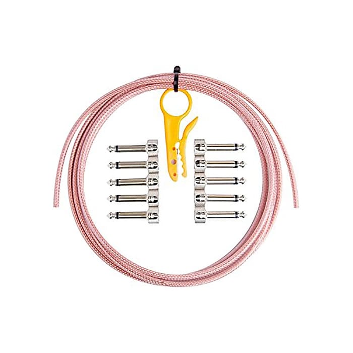 Lava Cable LCPBKTR-CL High End Pedal Board Cable Kit - Clear | Reverb