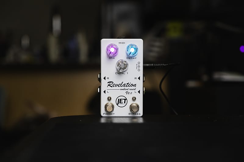Jet Pedals Revelation Reverb V2.0 - White | Reverb