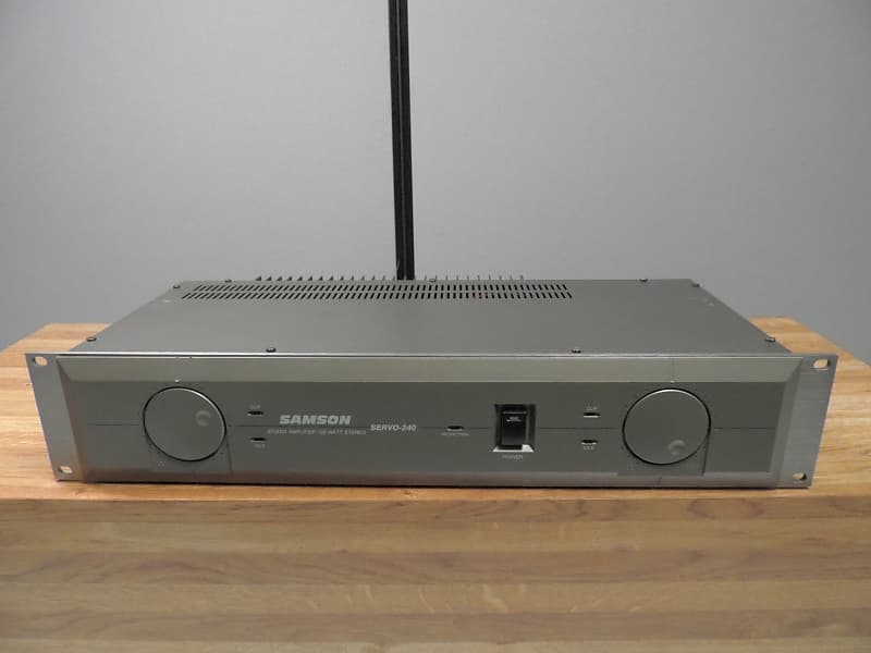 Samson Servo-240 - Silver Power Amp | Reverb