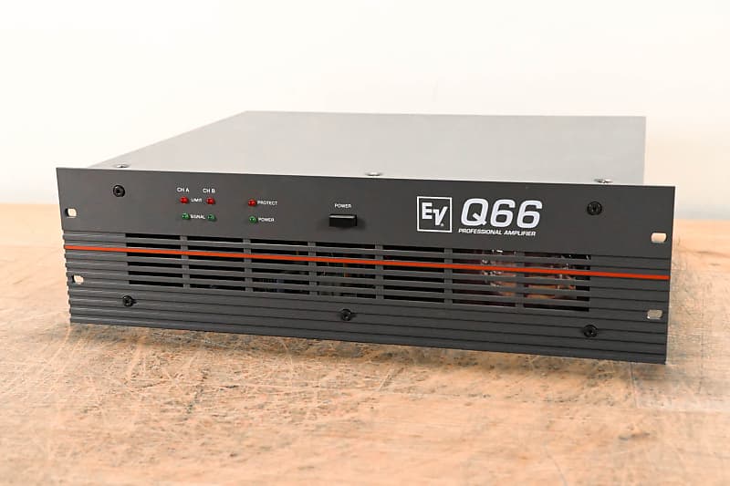 Electro-Voice (EV) Q66 2-Channel Power Amplifier CG01GJP | Reverb