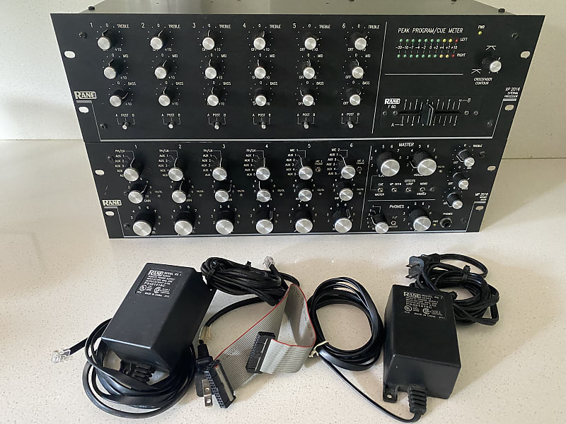 Rane MP2016 & MP2016 external processor 1990 Black | Reverb