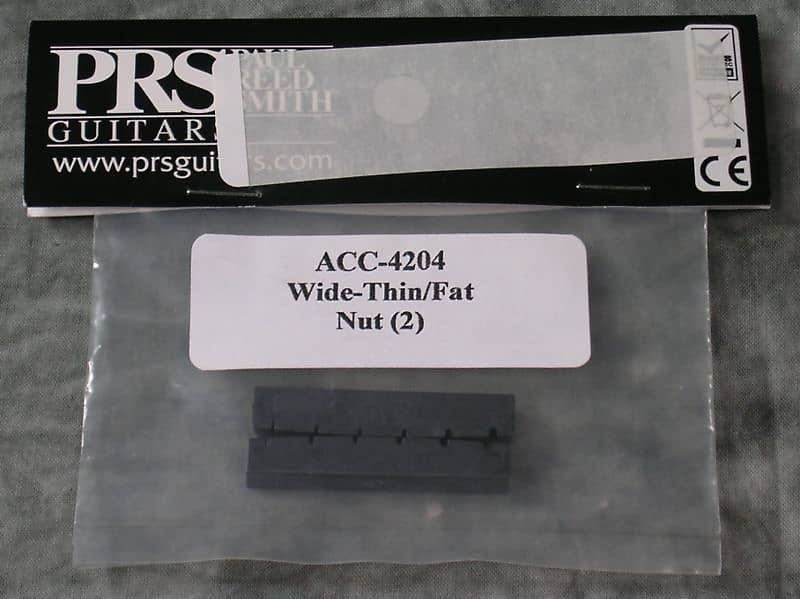 NEW GENUINE PRS GUITAR NECK PATTERN WIDE-THIN WIDE-FAT NUT | Reverb