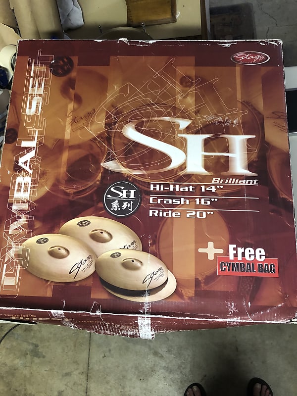 Stagg SH Brilliant Cymbal Set 20/16/14 -VGC | Reverb