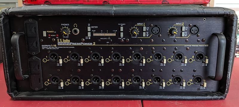 Whirlwind Presspower 2 ACTIVE PRESS BOX WITH 2 MIC/LINE INTO | Reverb