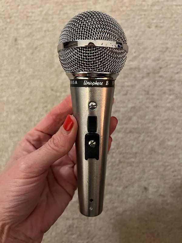 Shure 588SA 70s/80s - Silver / Metal | Reverb