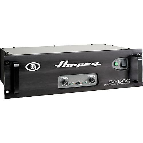 Ampeg SVP-1600 Bass Power Amp USA American Made Stereo | Reverb
