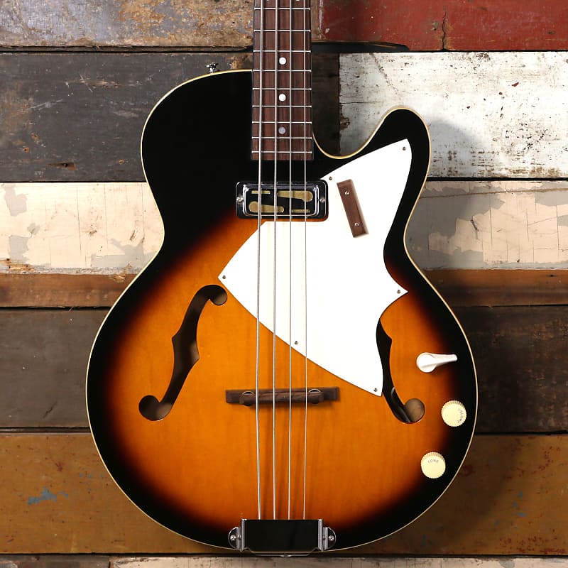 Harmony Reissue H22 Bass Sunburst | Reverb