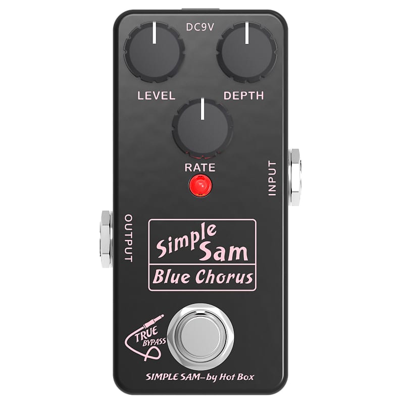 Simple Sam Blue Chorus Analog Guitar Effect Pedal True Bypass | Reverb